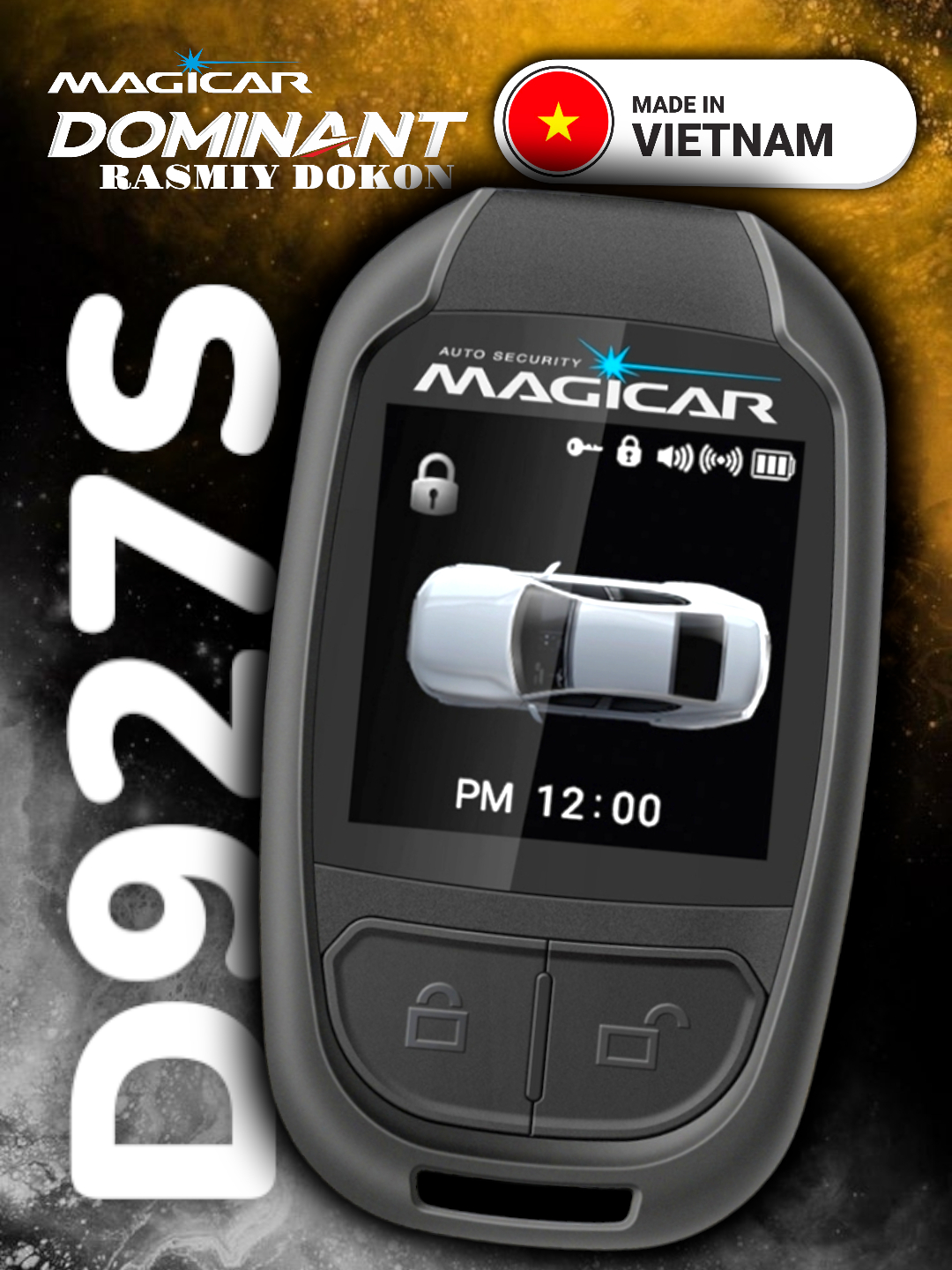 Сигнализация Dominant Magicar, сдистанционным управлением для авто D 927 S MAGIKAR МАГИКАР ...