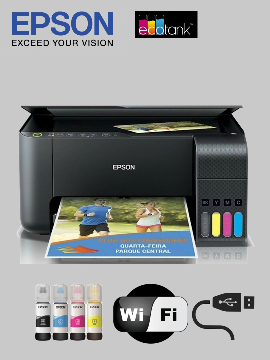 Epson L3250 Wi-Fi цветной принтер-сканер купить по низким ценам в ...
