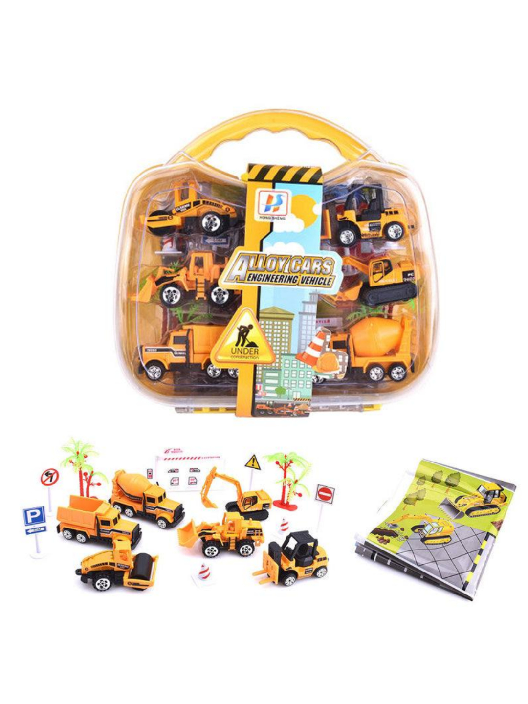 Alloy cars игровой набор металлических машинок для детей, спецтехника ...