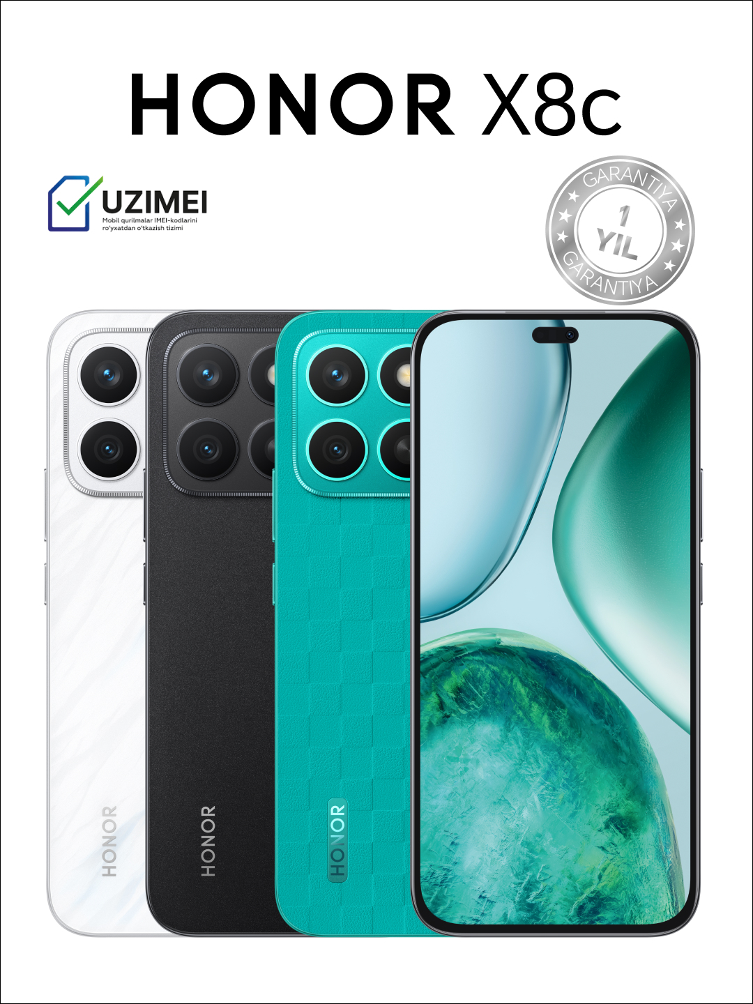 Смартфон HONOR X8C, 120 Гц, 5000 мА/ч, 108 Мп купить по низким ценам в ...