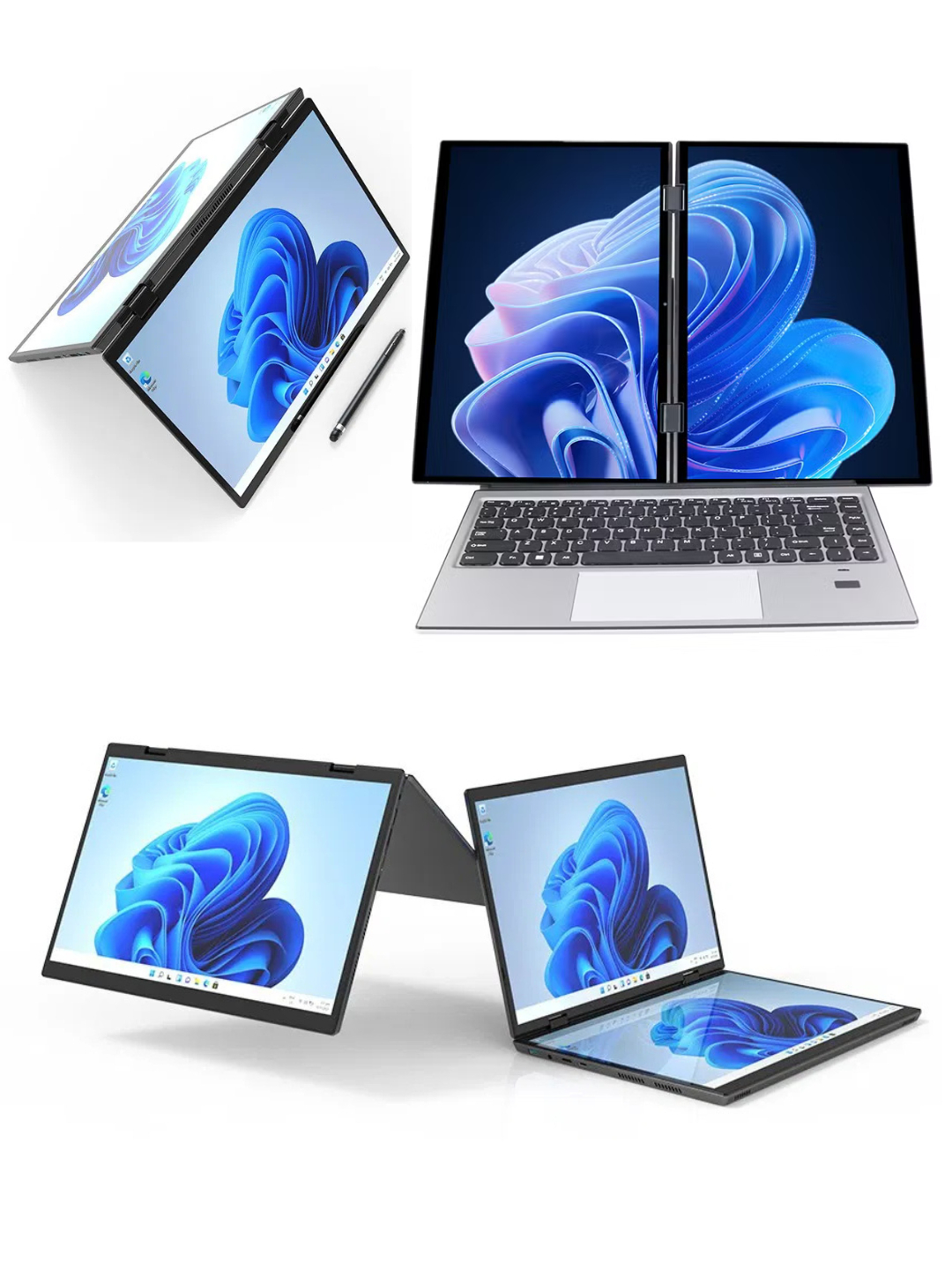 Noutbuk sensor ekranli Dual 14 IPS 360 Intel N95, DDR4 32 GB, 2 tasi 1 ...