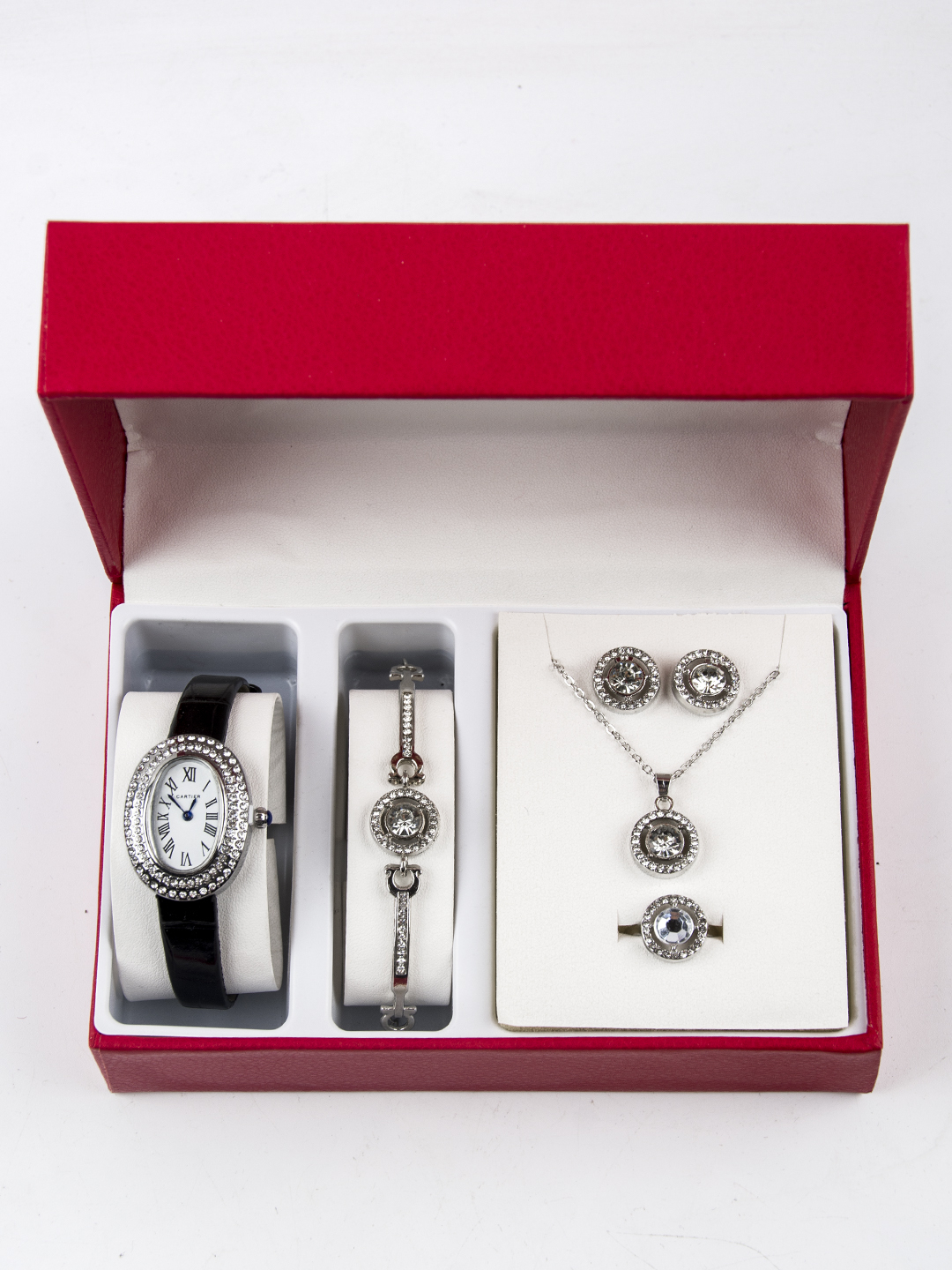 Ayollar uchun sovg'a taqinchoqlar to'plami: karter, zanjir, bilaguzukni ...