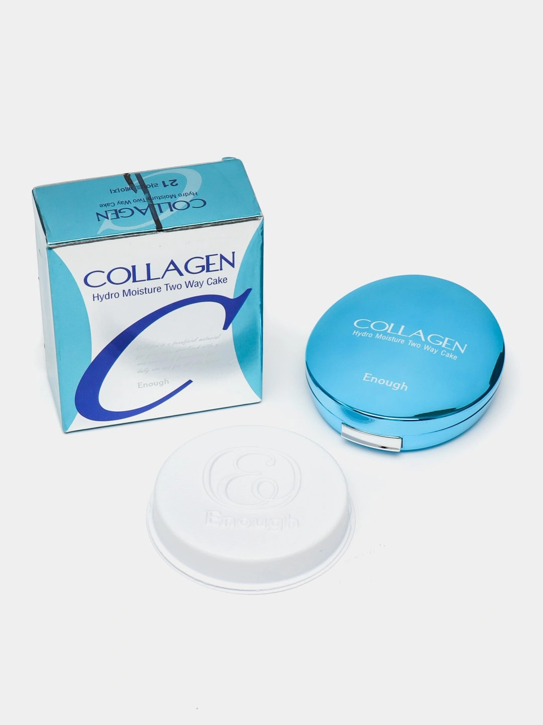 Upa yuz uchun kollagen bilan pudra Collagen, SPF 25+, barcha teri ...