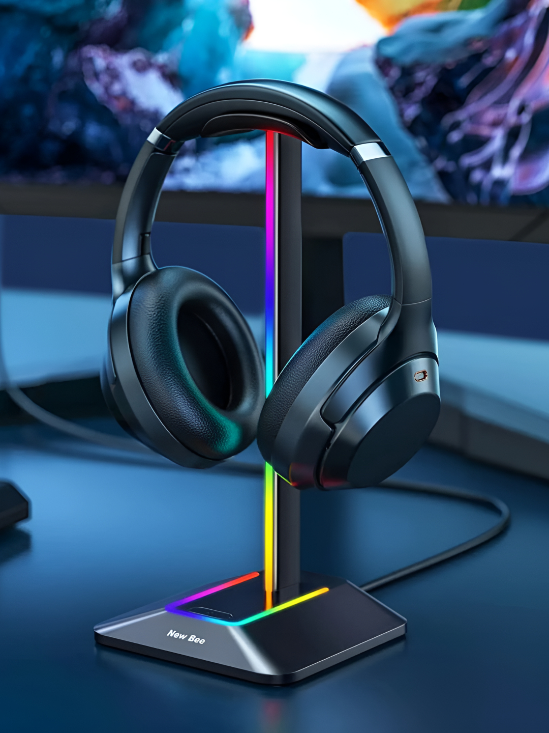 NEW BEE NB-Z8 RGB подставка для наушников купить по низким ценам в ...