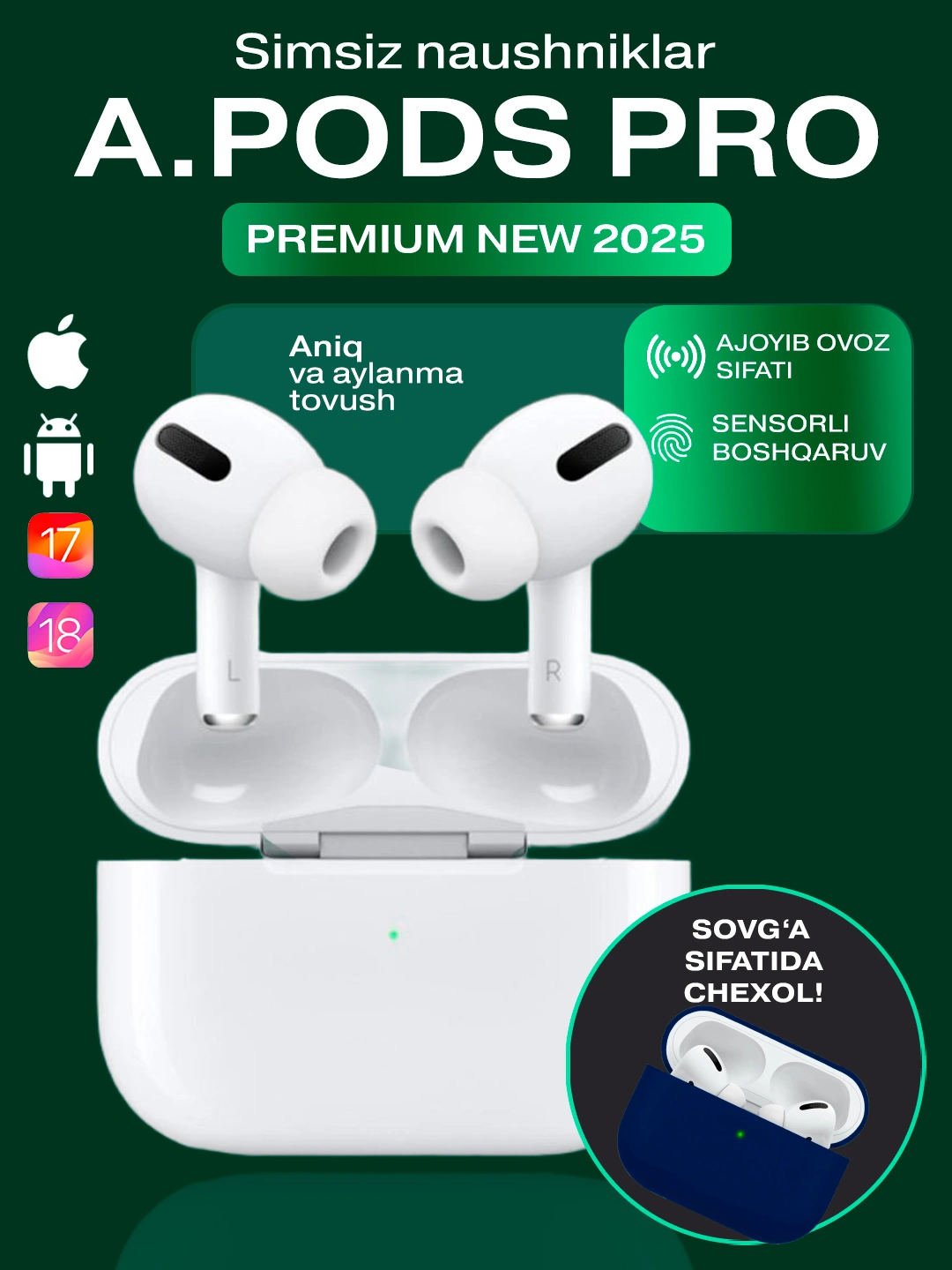 Беспроводные наушники Pods Pro купить по низким ценам в интернет ...