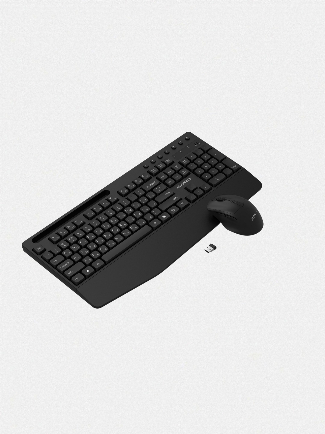 Беспроводная клавиатура и мышка MYPRO ERGO Wireless Black купить по ...