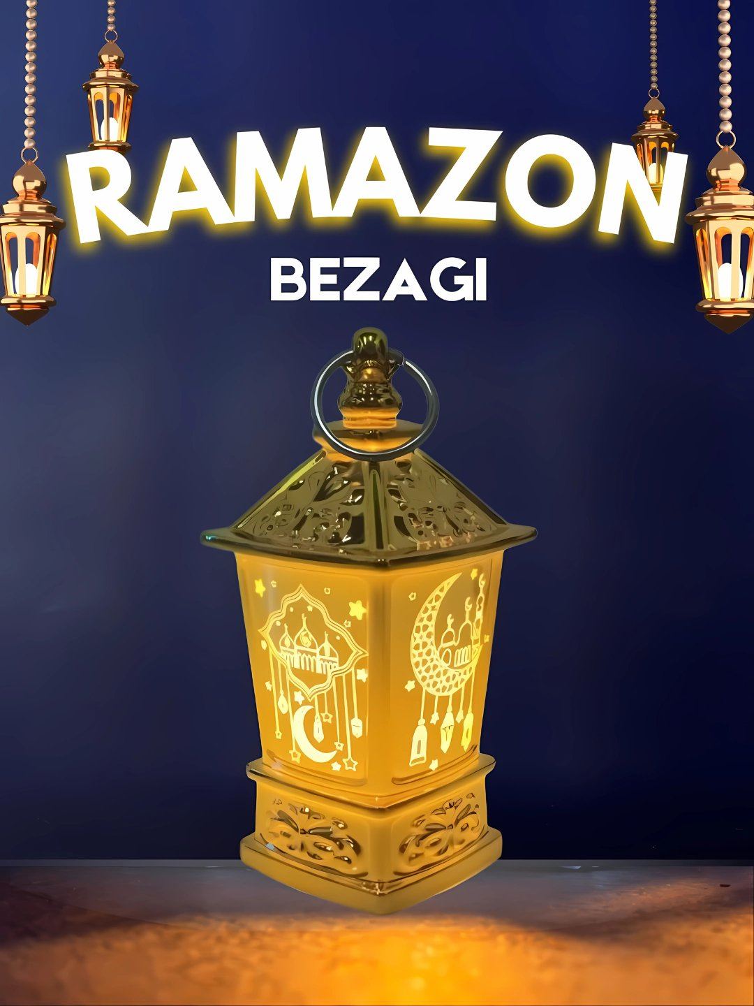 Ramazon bezagi, Ramazon va Xayit uchun tungi chiroq, xonani yasatish ...
