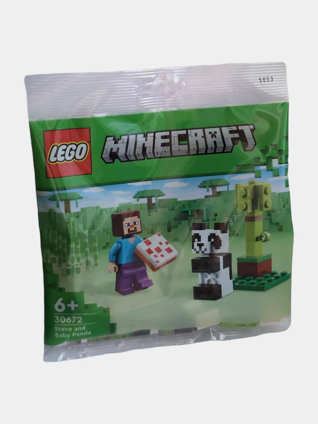 Конструктор LEGO Minecraft, Стив и малыш-панда, 30672 купить по низким ...