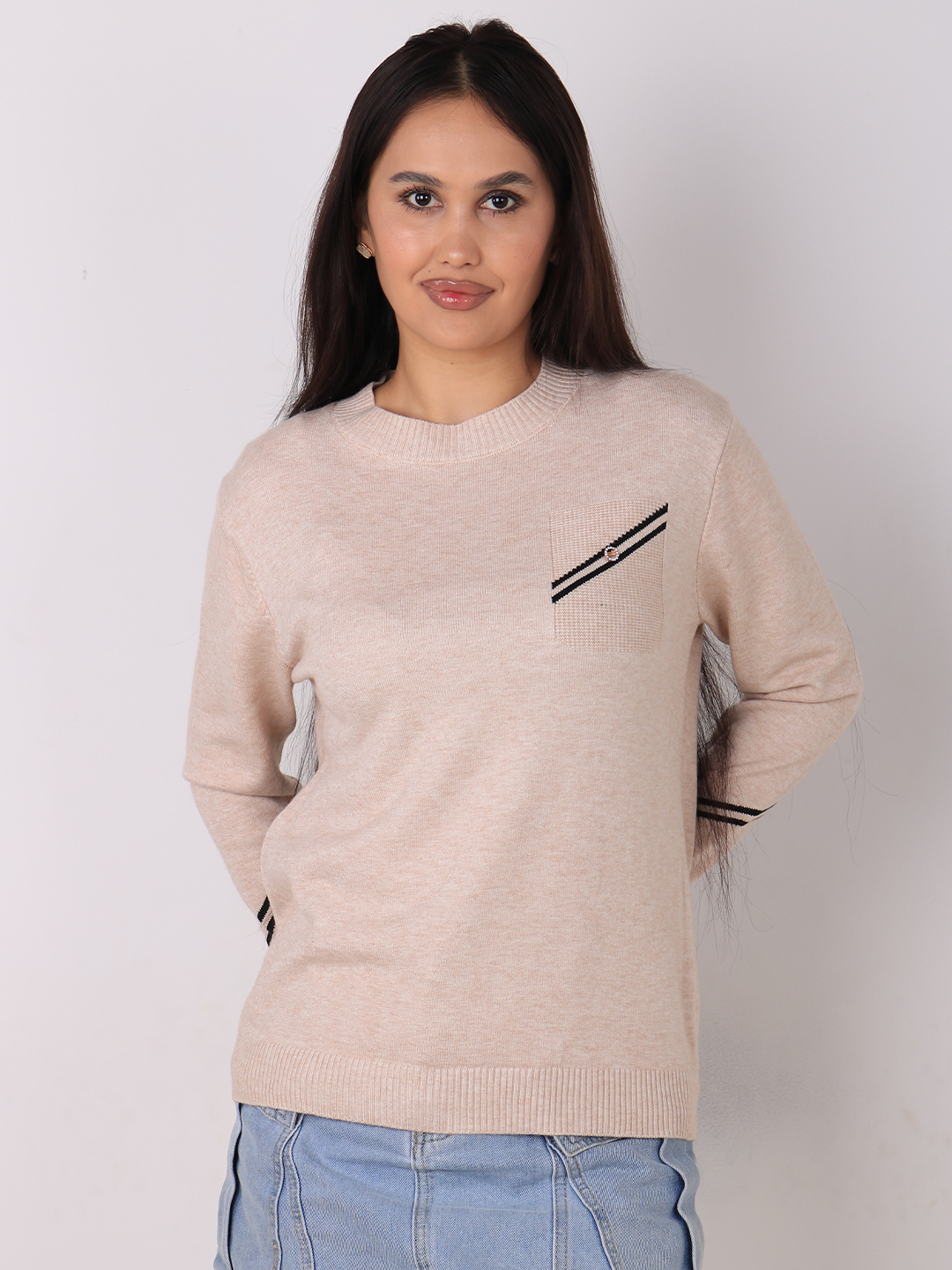 Azaly dan ayollar va qizlar uchun sviterni arzon narxda sotib oling — Uzum (1571042)