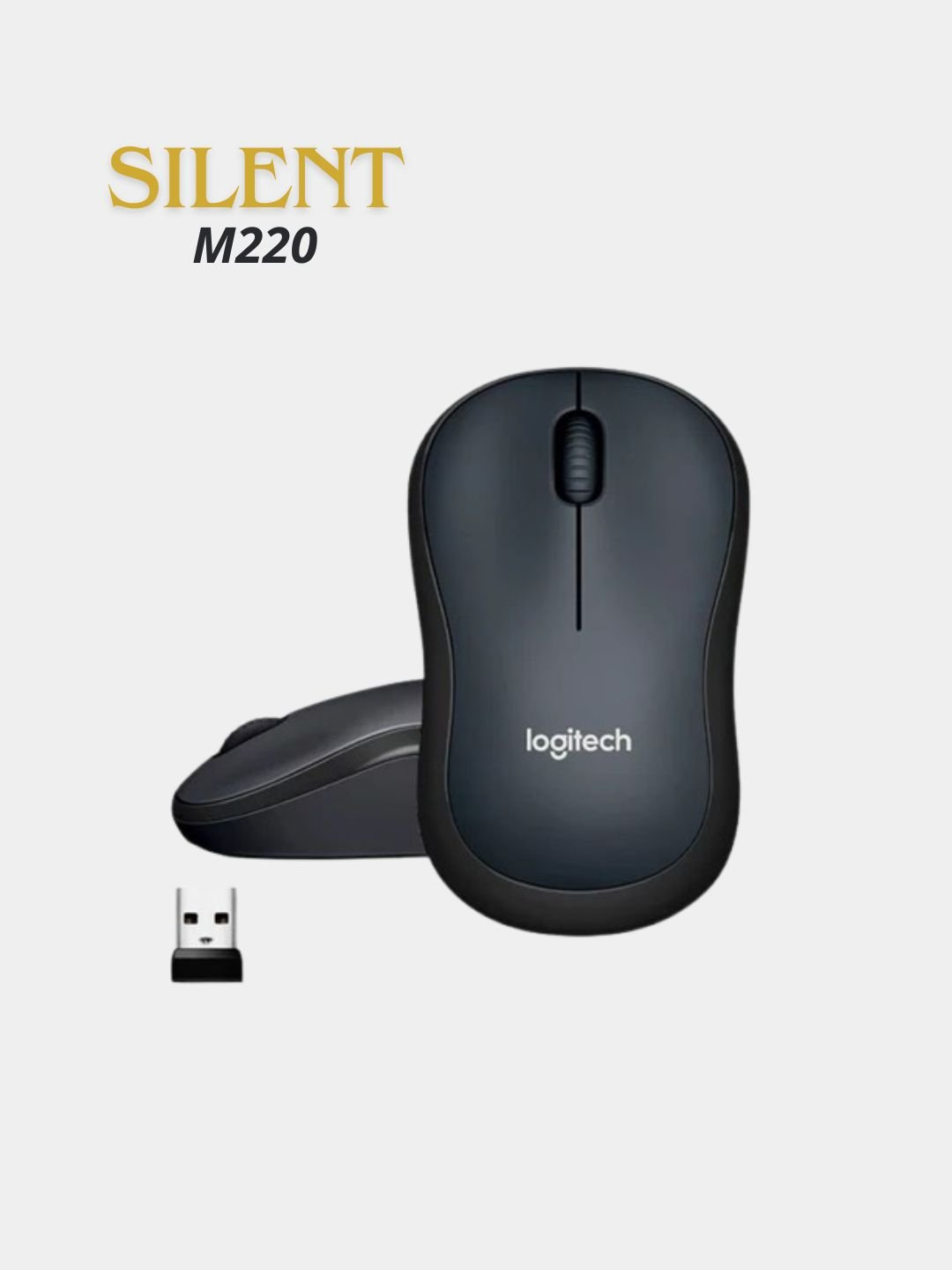 Simsiz sichqoncha Logitech M220 SILENT, SilentTouch, DPI 1000ni arzon ...