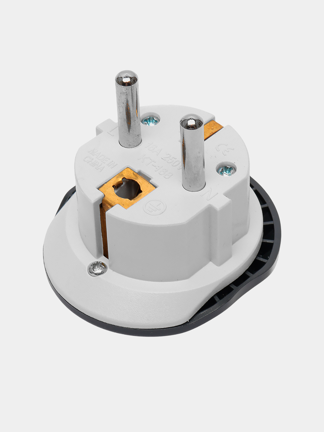 Переходник-конвертер с вилкой европейского стандарта, Merkan KT168, терминатор, 16 А купить по ...