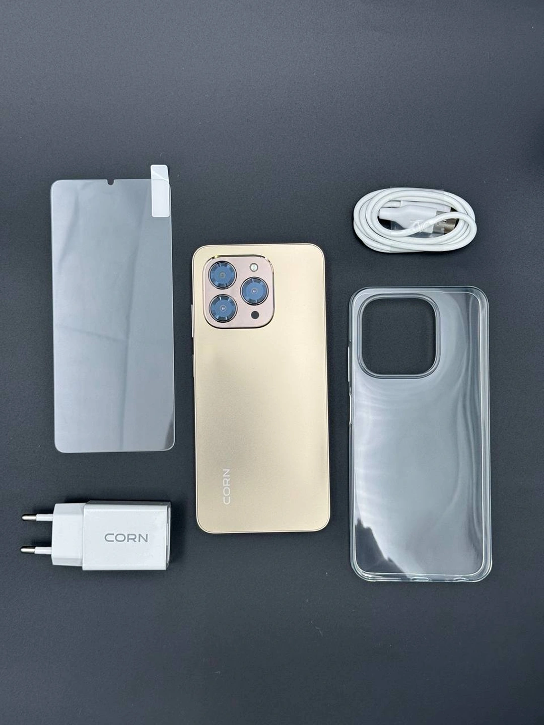 Smartfon CORN C16 Pro Max, displey 6.6", 5 GB RAM, 64 GB ROM 899990 so ...