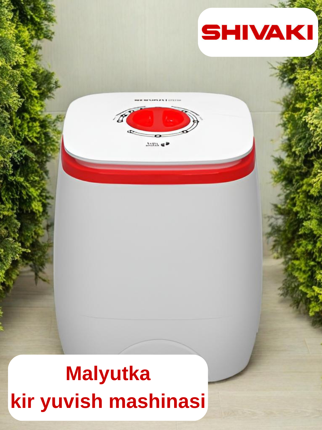 Стиральная машина Shivaki SE25 Mini, 2,5 кг купить по низким ценам в интернет-магазине Uzum ...