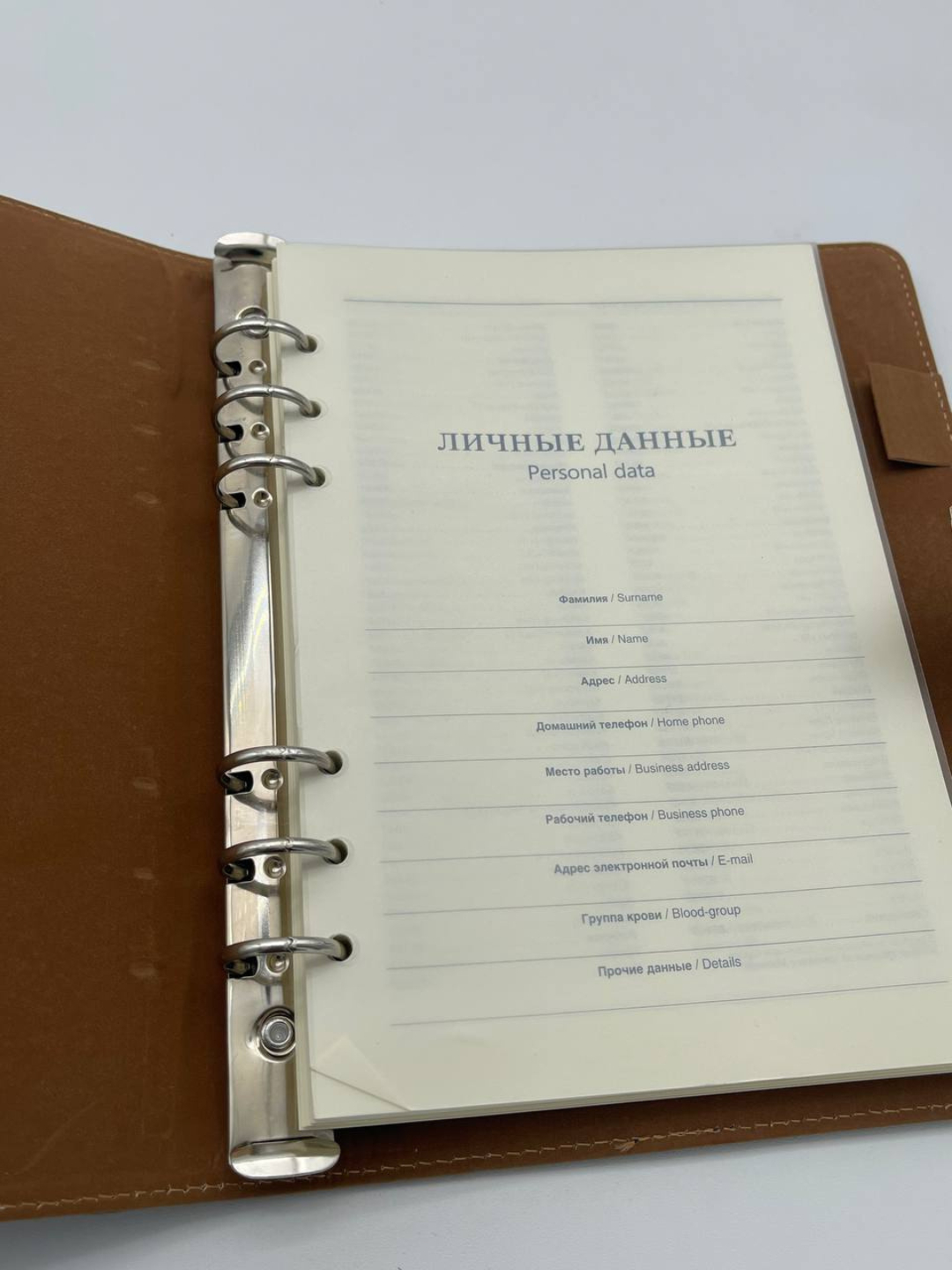 Muqovasi eko kojali A5 biznes bloknot, 120 list, katakli, ichi temir xalqali ,planner sanali ...