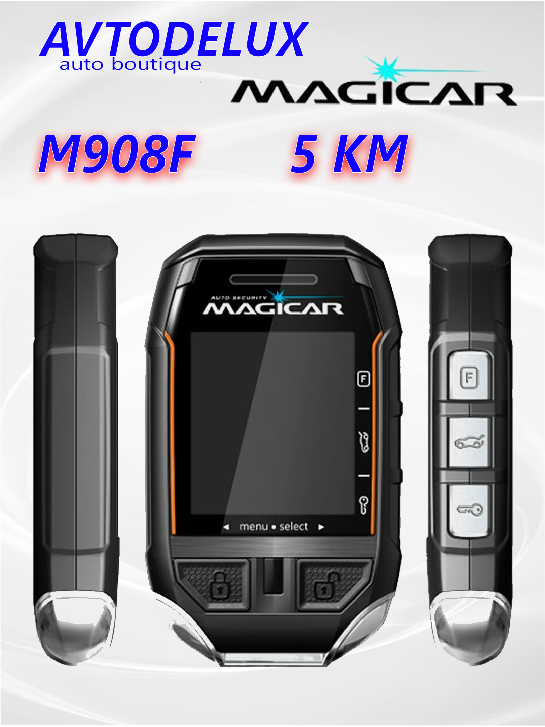 Avtosignalizatsiya masofadan boshqarish pult signal MAGICAR 905 S, 906 ...