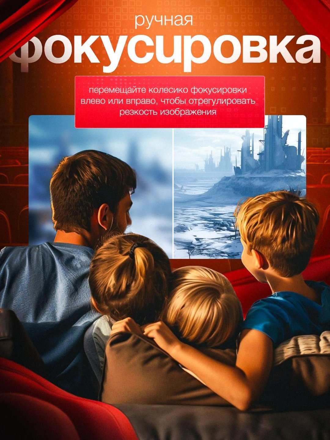 4K Smart Proyektor Wi-Fi, Bluetooth, HDMI, kino, o'yin va prezentatsiyalar uchun proyektorni ...