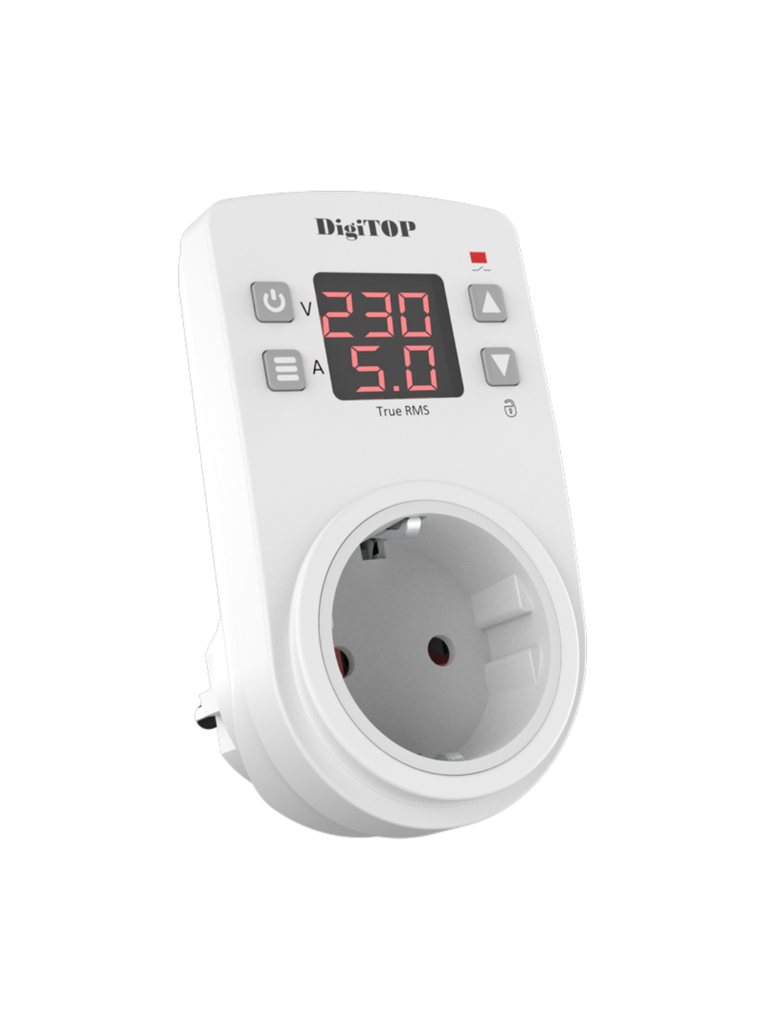 Реле напряжения в розетку с контролем по току DigiTOP VA-16AR купить по низким ценам в интернет ...