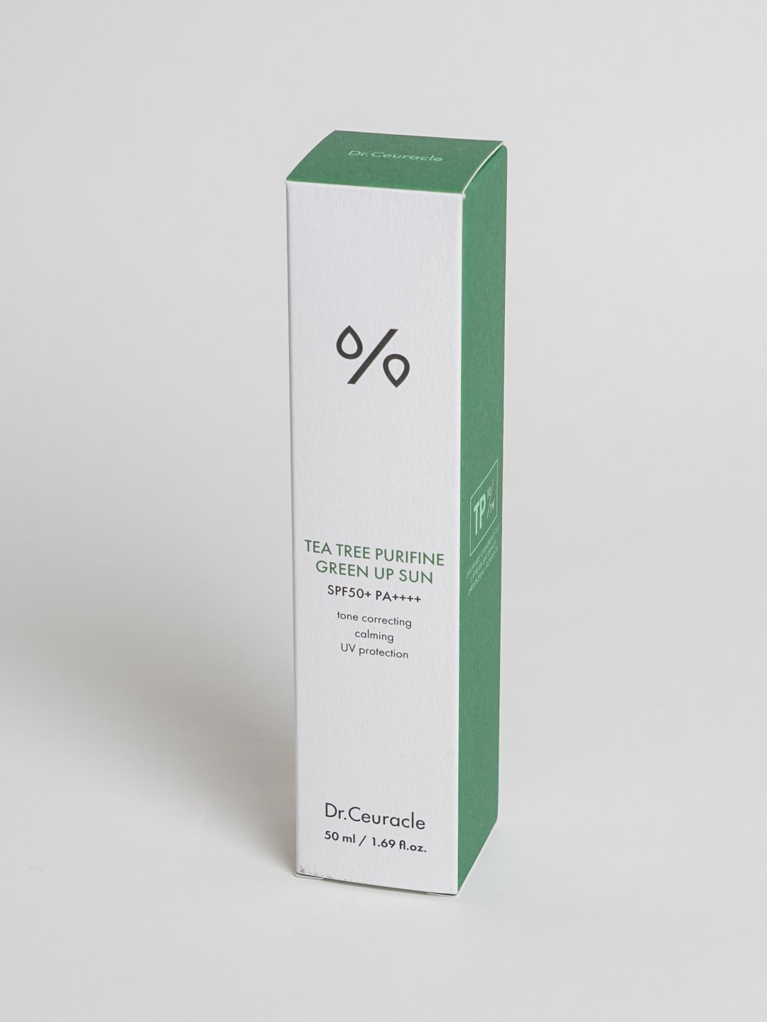 Dr.Ceuracle Tea Tree Purifine Green Up Sun Солнцезащитный крем SPF 50 ...