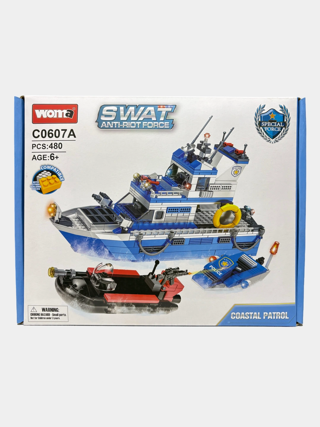 Конструктор Woma SWAT Anti-Riot Force, 6+, 480 деталей купить по низким ...
