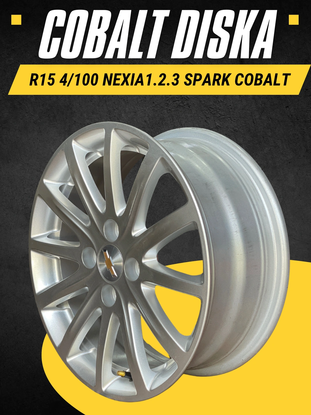 COBALT сака диски 4/100 R15 для Nexia 1.2.3 Spark Cobalt за 3805000 сум ...