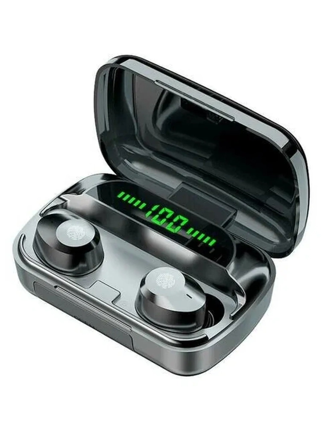 Quvvatlash qutisi, sensorli boshqaruv va raqamli displeyga ega TWS M5 ...