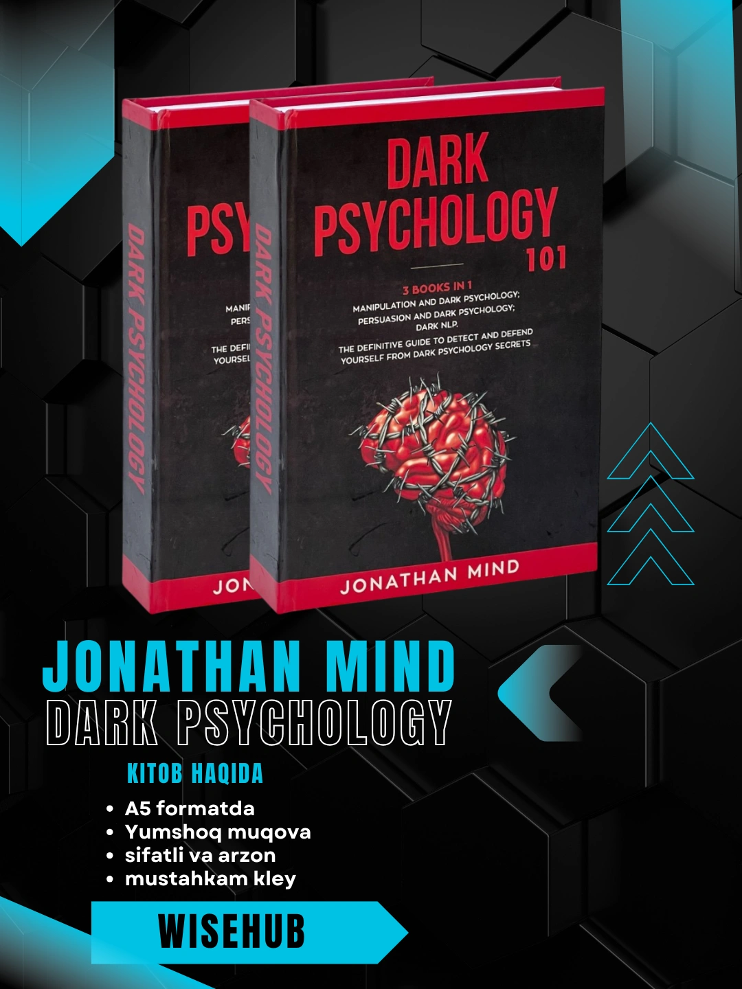 Dark Psychology 3 Books in 1, Jonathan Mind английский язык купить по ...