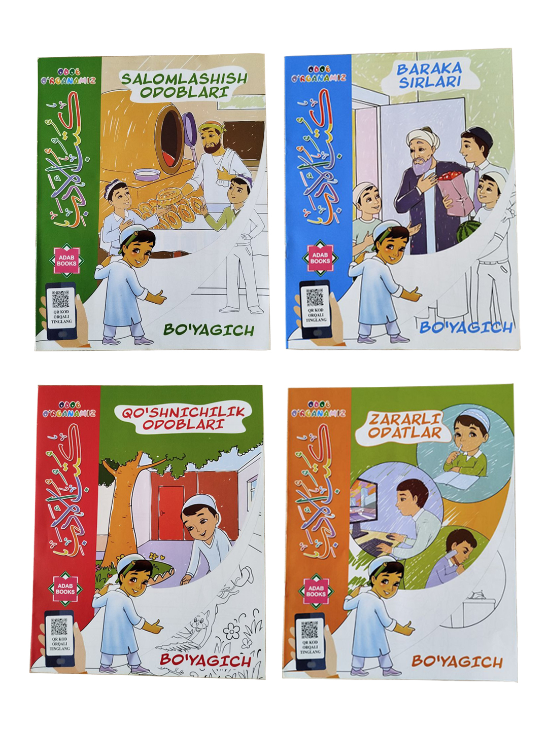 Bo'yagich - odob o'rganamiz, bolalar uchun, odoblar to'plami, farzand ...