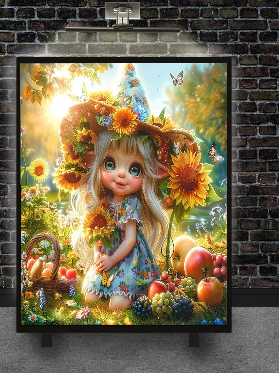 ARTERY devoridagi interyer rasmi, kanvasga bosma, ramka ostidagi poster ...