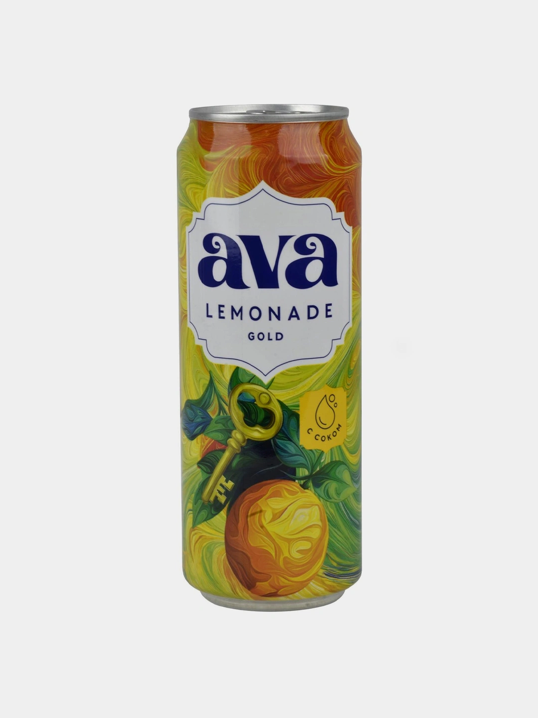 Лимонад AVA Lemonade Can Gold 0,45 л х 12 шт за 95990 сум со скидкой 14 ...