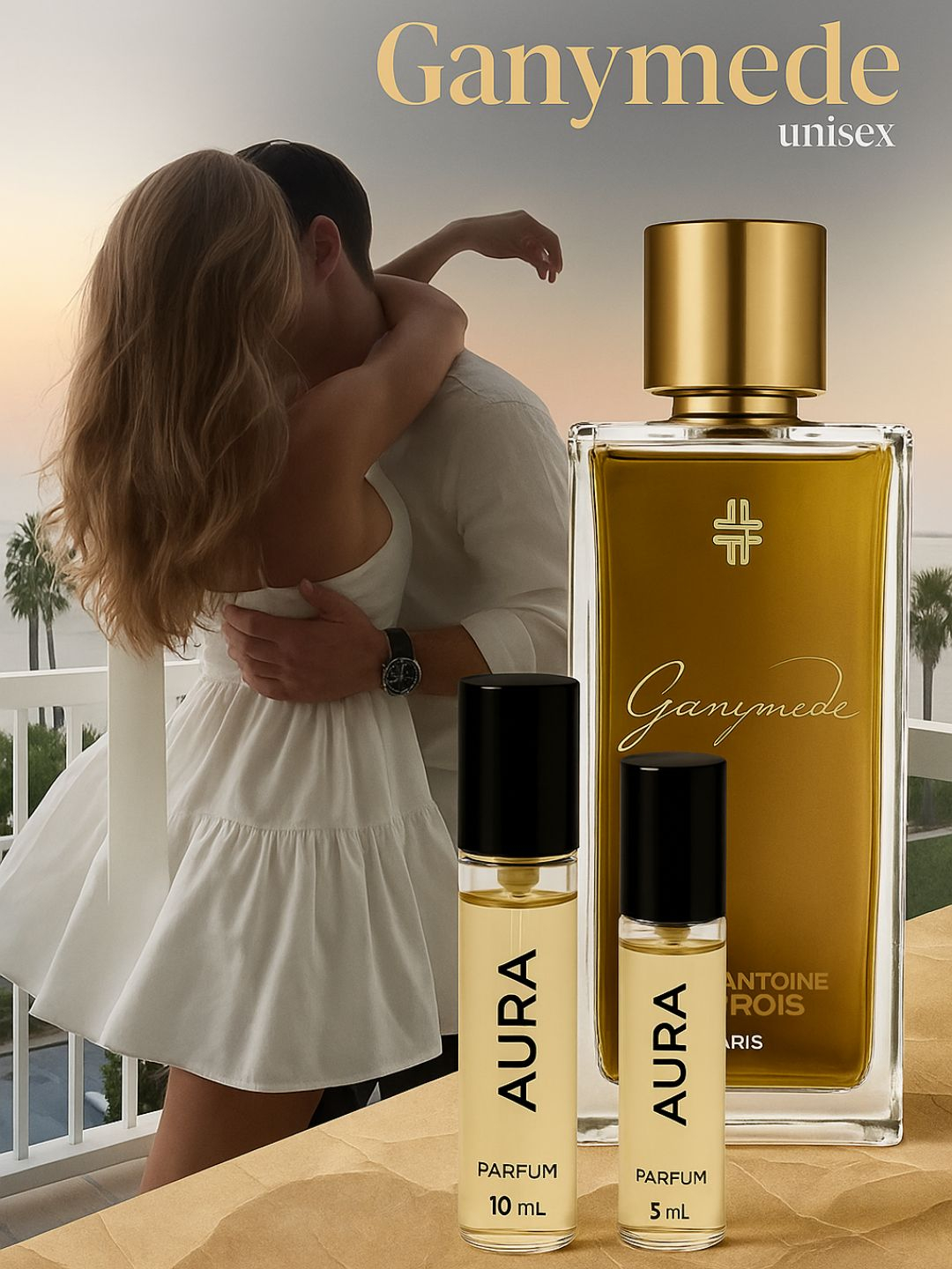 Ayollar va erkaklar uchun atir, Ganymede Marc-Antoine, uniseks, yozgi ...