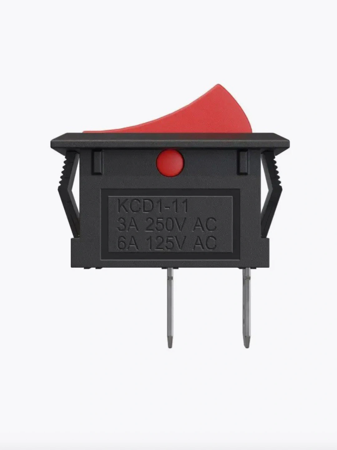 Тумблер выключатель KCD11 ON-OFF 3А 250В AC, 2 pin (15x10 мм), 4 шт ...