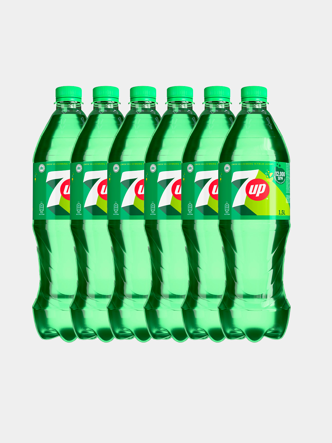 Gazlangan ichimlik 7-Up Limon-laym, 1.5 litr * 6 donani arzon narxda ...