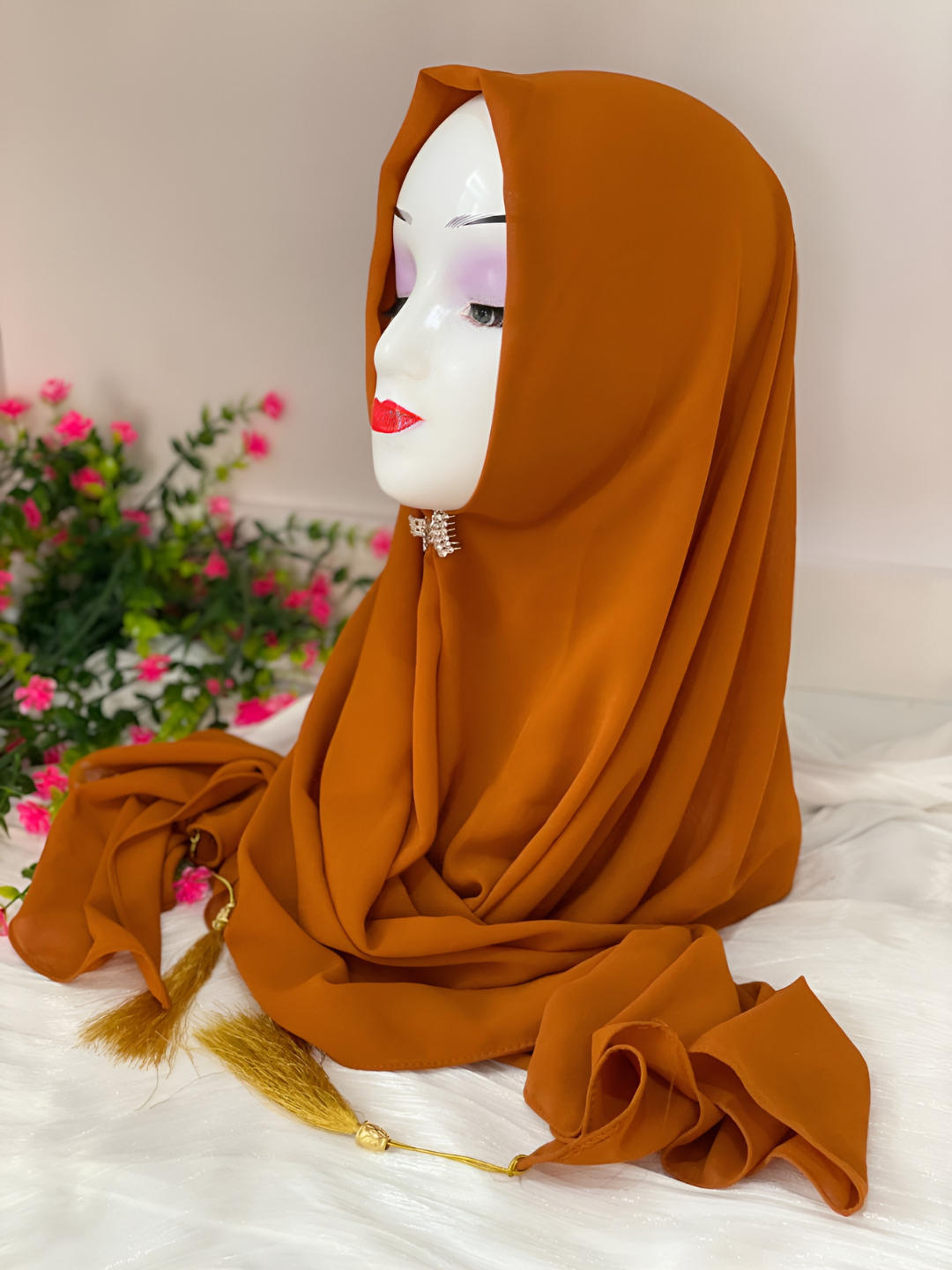 Ayol qizlar uchun shifon sharf, ro'mol,hijob 39000 so'mga 81% chegirma ...