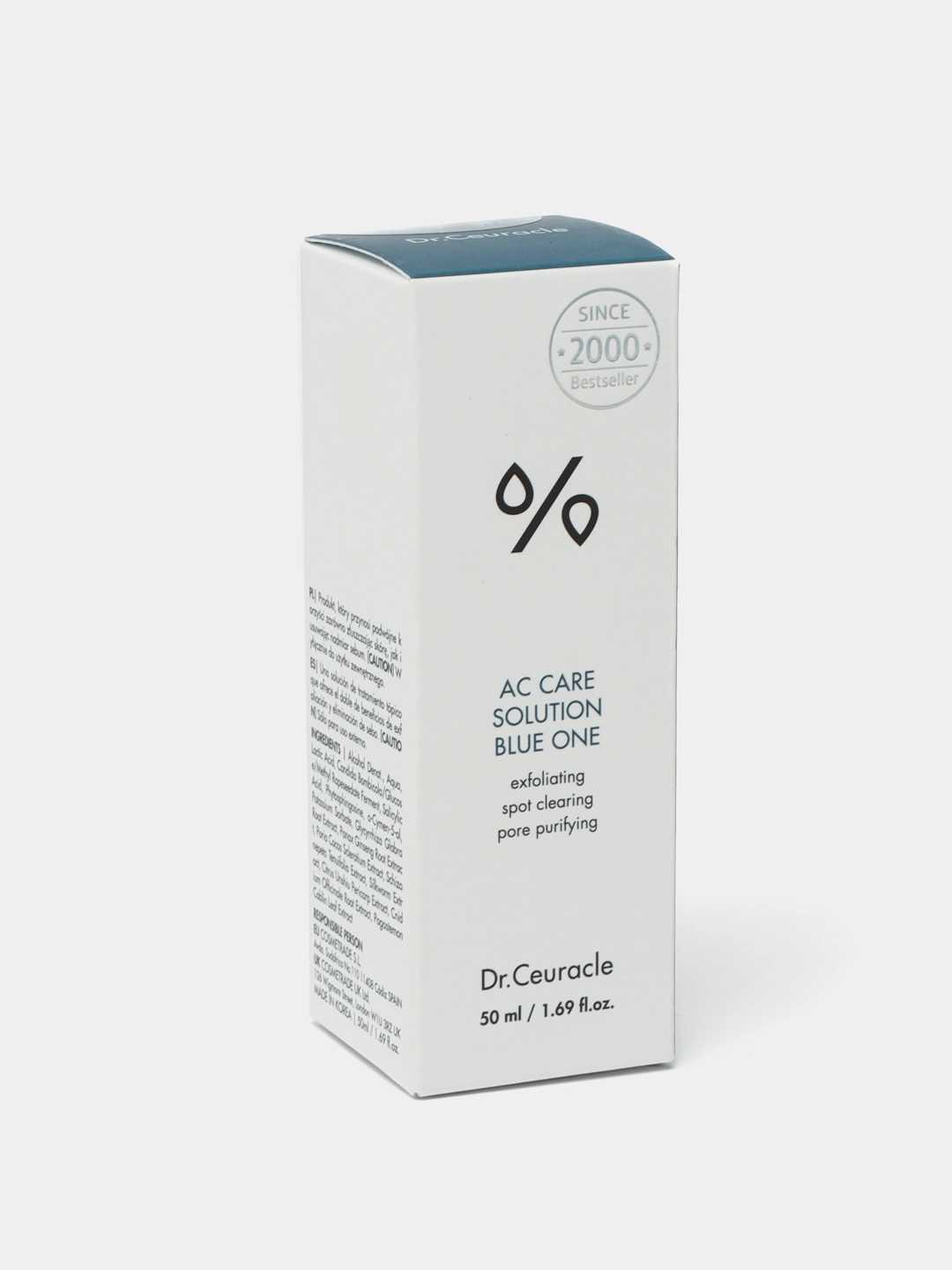 Dr.Ceuracle AC Cure Solution Blue One 20ml — сыворотка от акне с ...