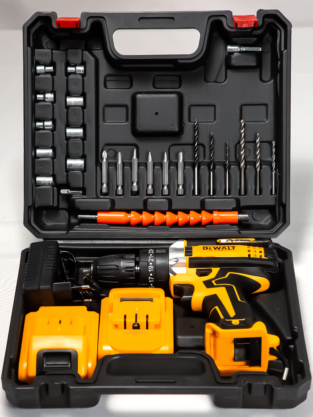 Аккумуляторный набор, шуруповерт, 24 инструментов за 179990 сум со ...