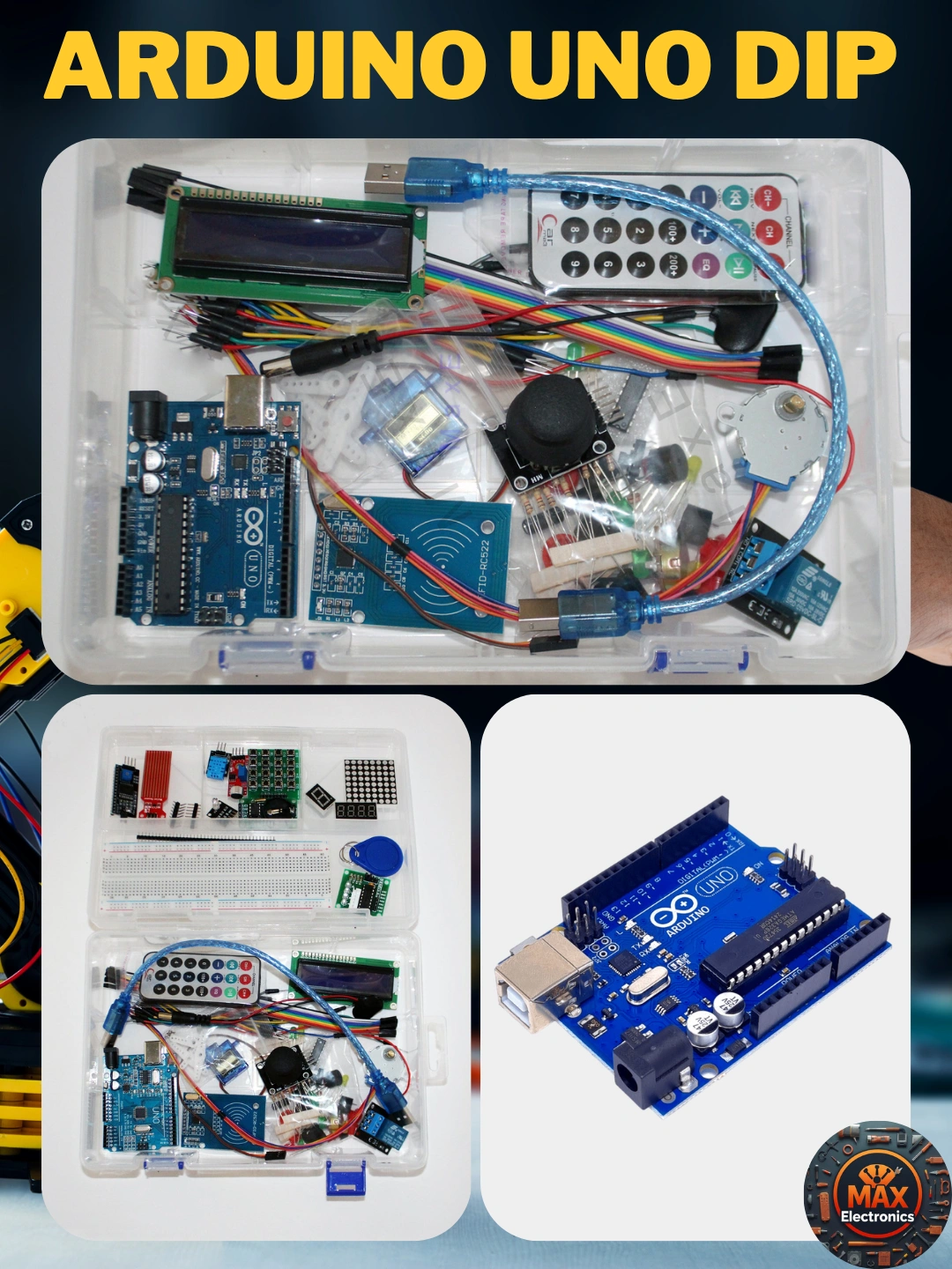 Arduino UNO DIP, стартовый RFID комплект "Arduino starter kit" за ...