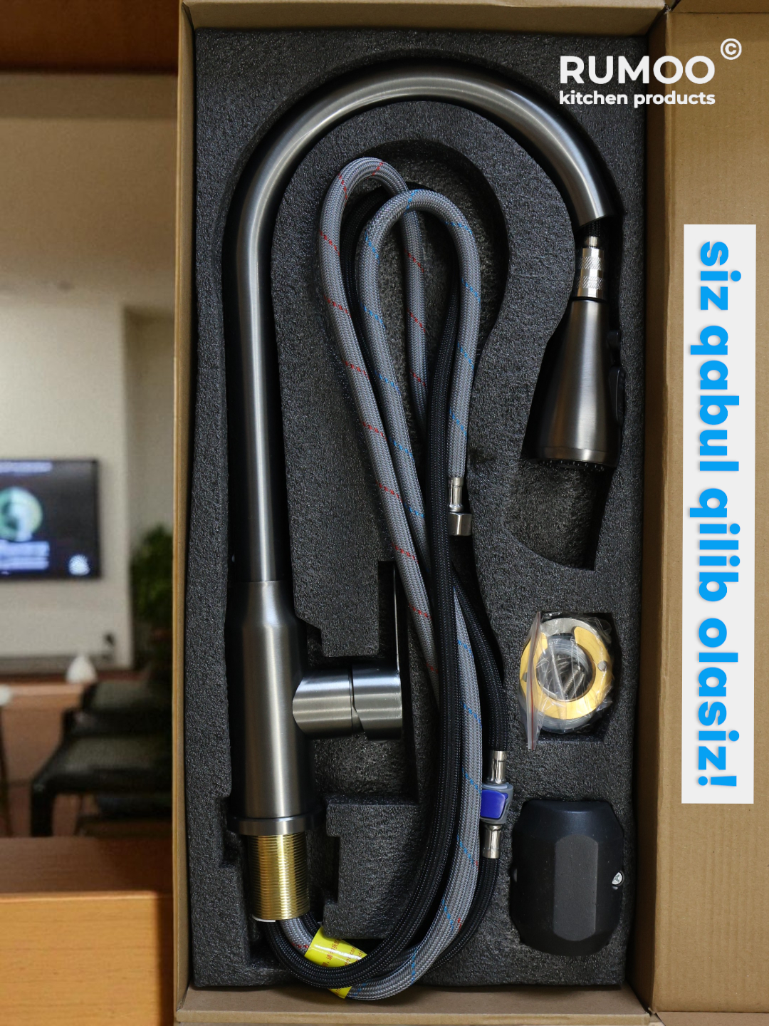 Turli xil suv bosimi rejimlariga ega oshxona aralashtirgichi, 2001С ...