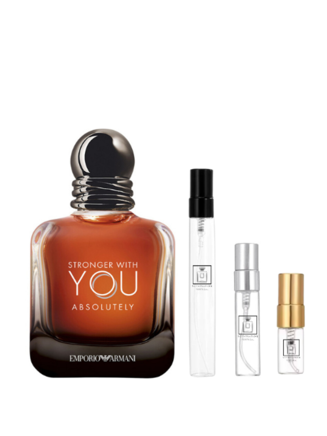 Atir Armani Stronger With You Absolutely, 3 ml, 5 ml, 10 ml, 100 mlni arzon narxda sotib oling ...