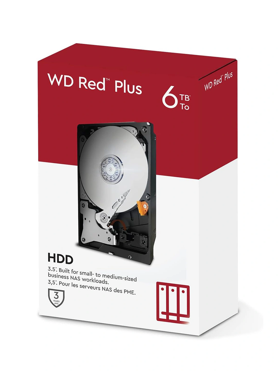WD Red Plus 4TB, 6TB, 8TB, 10TB, 12TB - qattiq disk HDD 3.5" SATA ...
