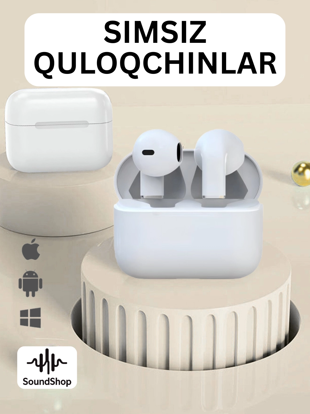 Simsiz quloqchinlar Pro 5s air, Pods 41000 so'mga 79% chegirma bilan ...