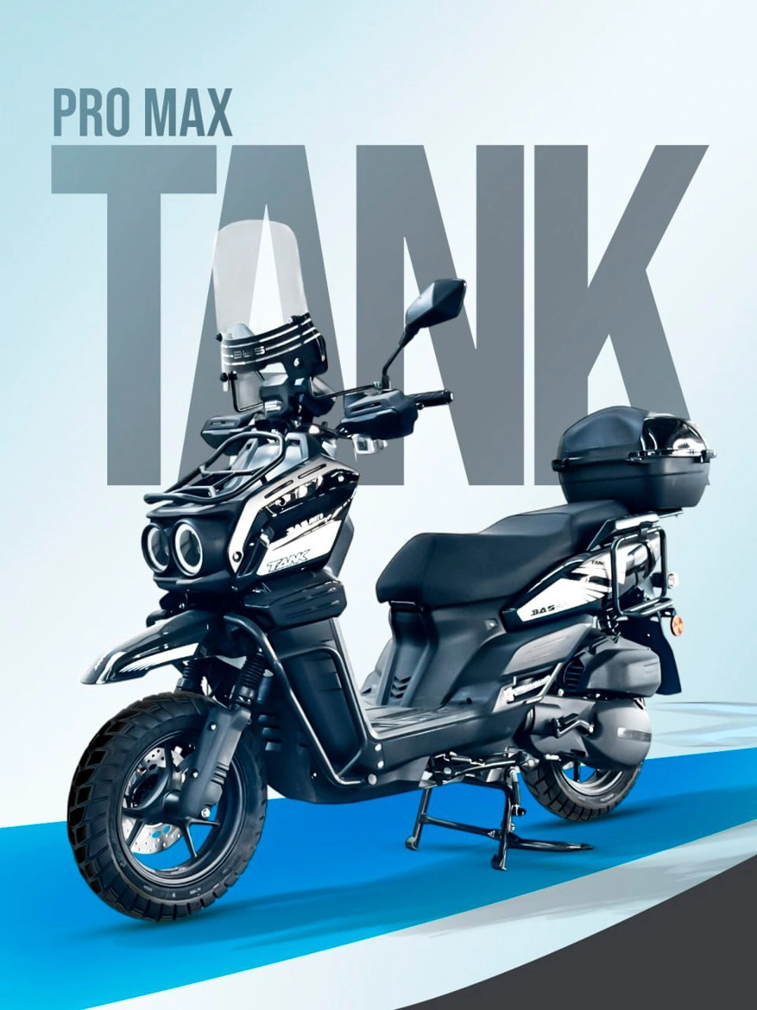 Бензиновый скутер SCB-001-1 Tank Pro Max купить по низким ценам в ...