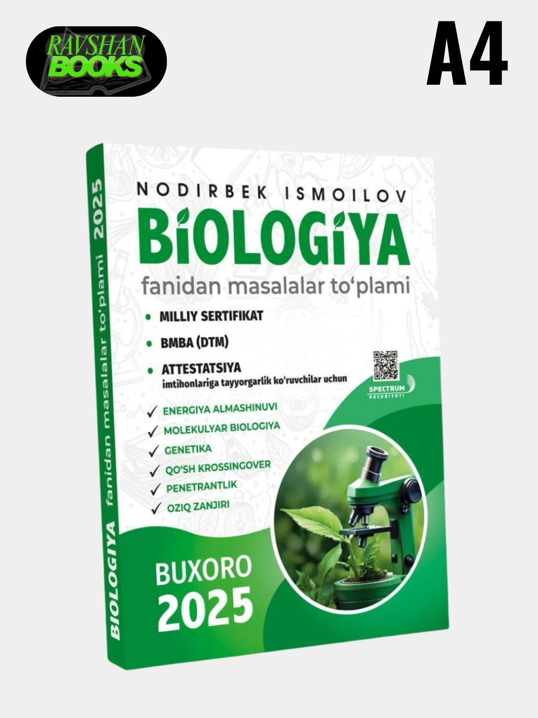 Biologiya fanidan masalalar to'plami Nodirbek Ismoilovni arzon narxda ...