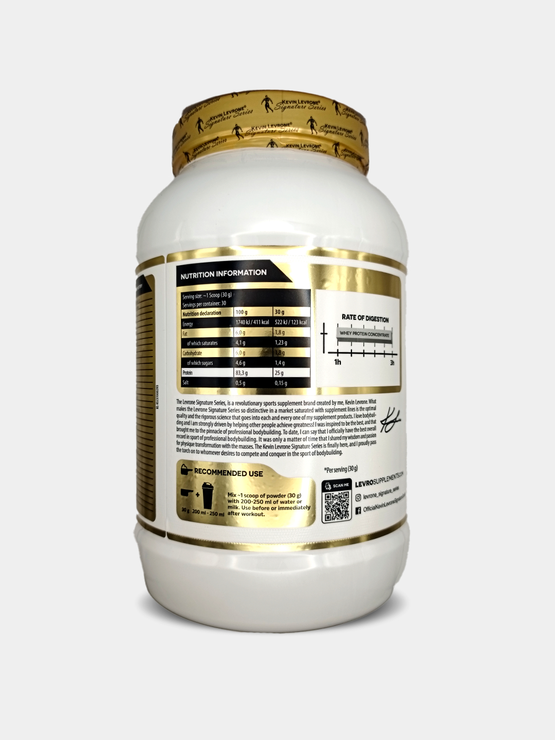 Protein Kevin Levrone Gold Whey, 66 ta porsiya, 908 gni arzon narxda ...