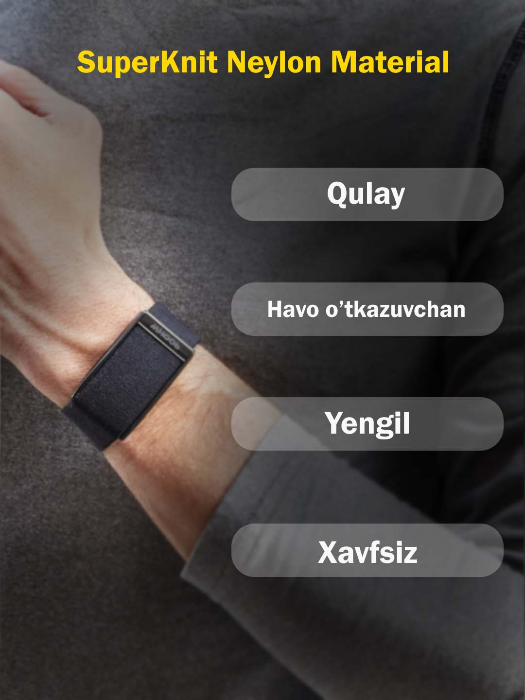 Whoop 4.0 uchun SuperKnit Luxe Band tasma 299990 so'mga 81% chegirma ...