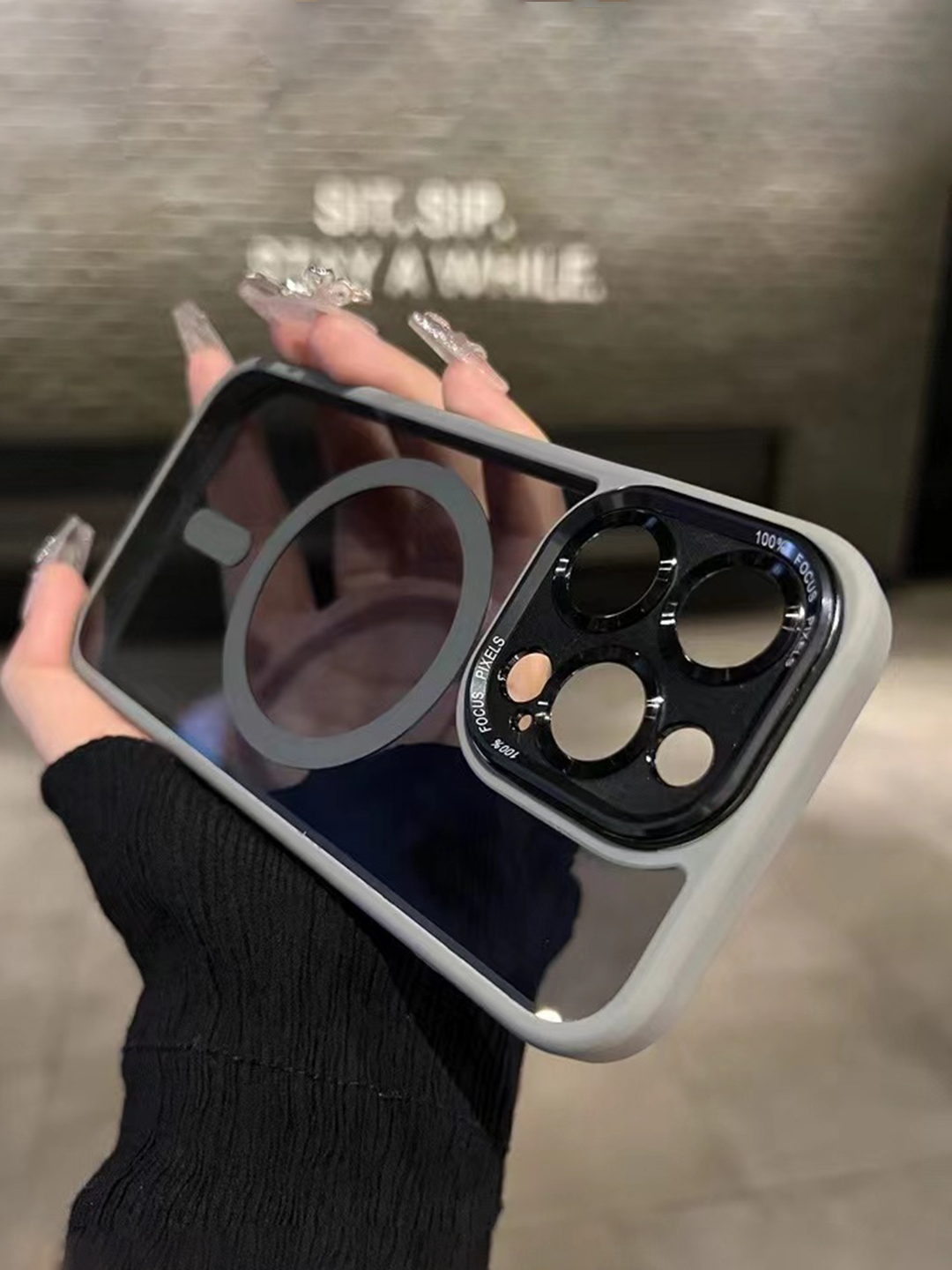 Chexol MagSafe iPhone 11,12,13,14,15,16,17,Pro,Max, gilof uchun ...