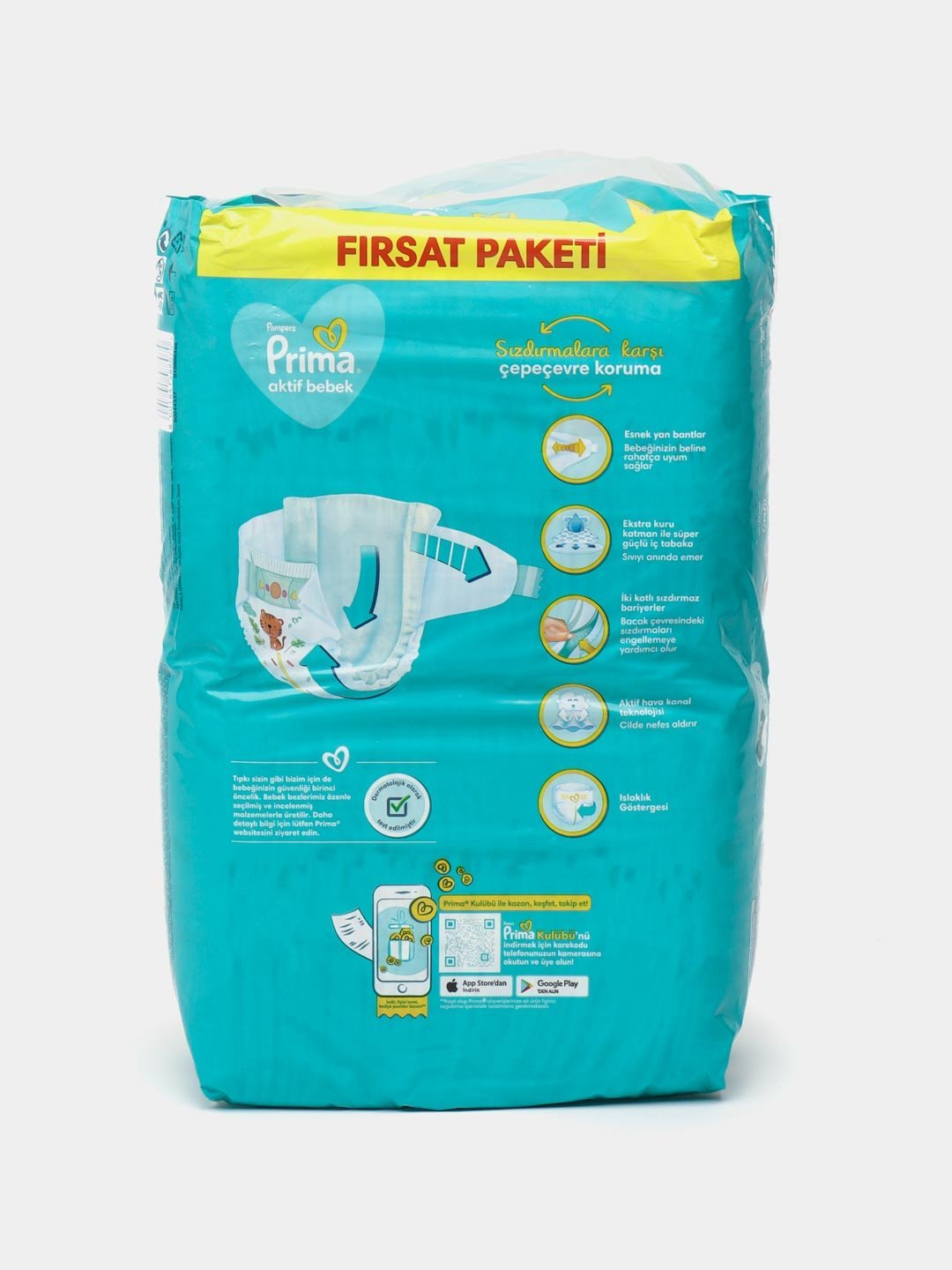 Подгузники Prima Aktif Bebek 2 4–8 кг— 72 шт за 225520 сум со скидкой ...