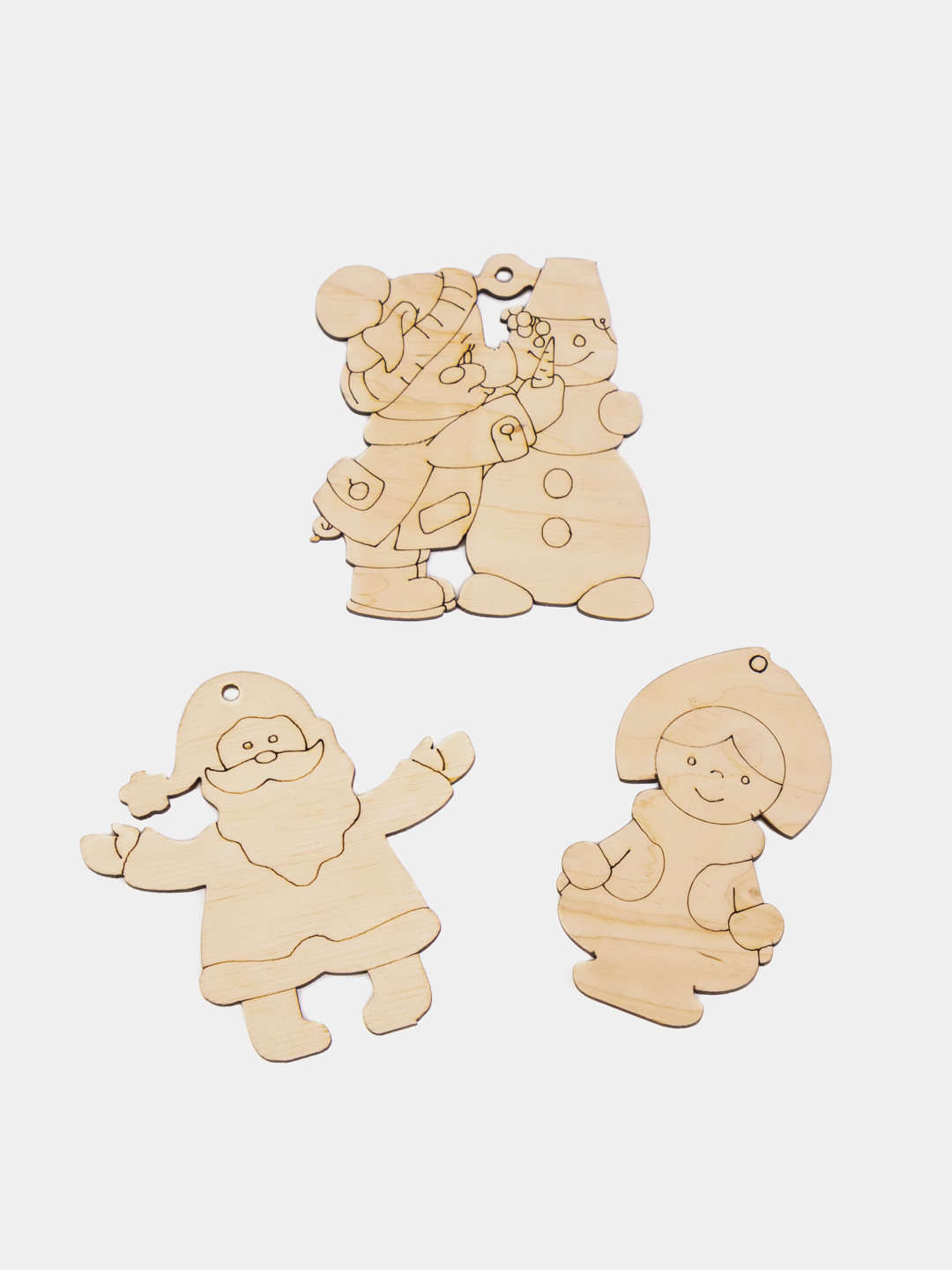 Yangi yil bezaklari — rang beriladigan Qorbobo, Qorqiz, qor odam 30000 ...