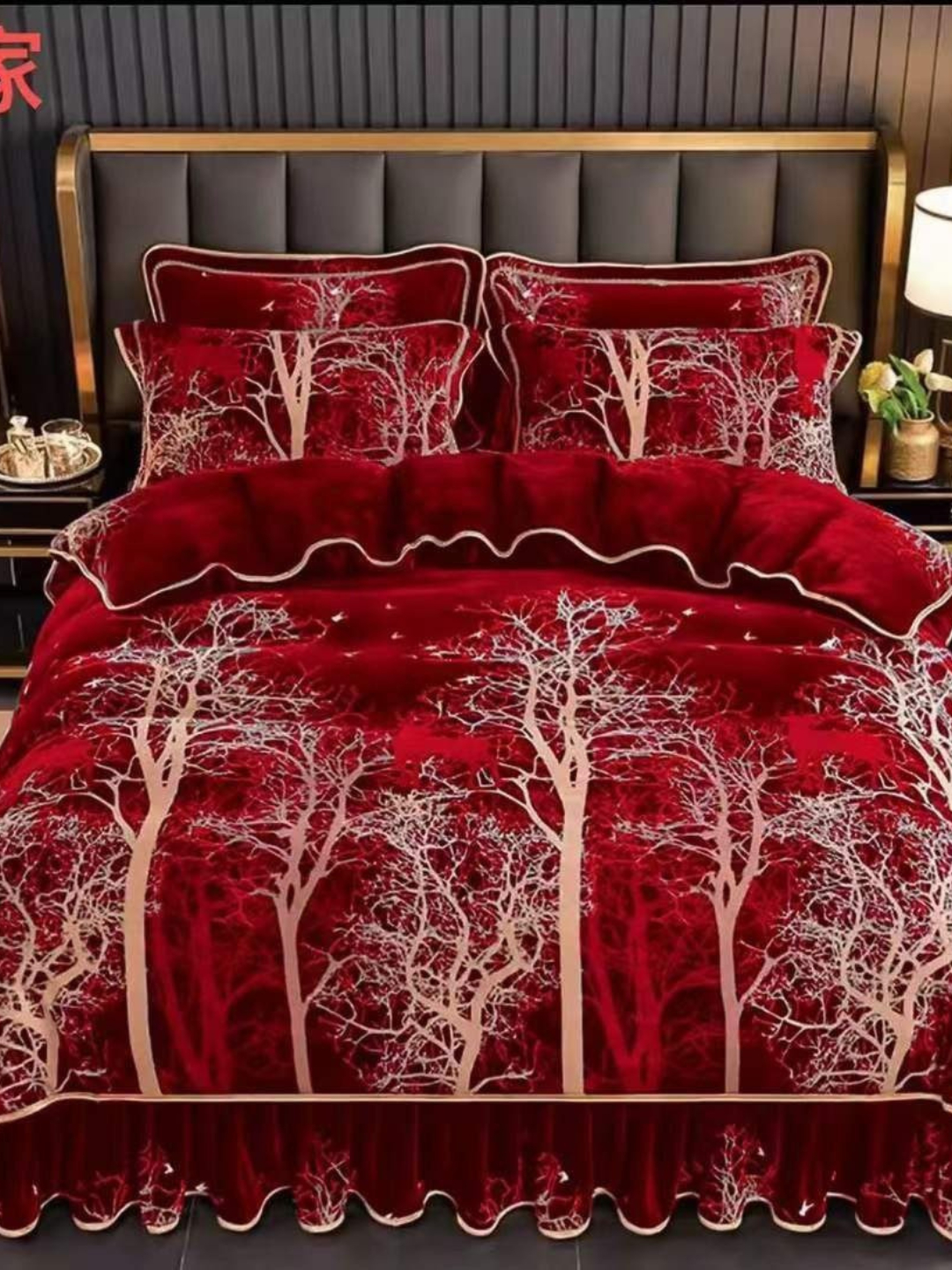 Двуспальный зимний постельный комплект за 472700 сум со скидкой 45% ...