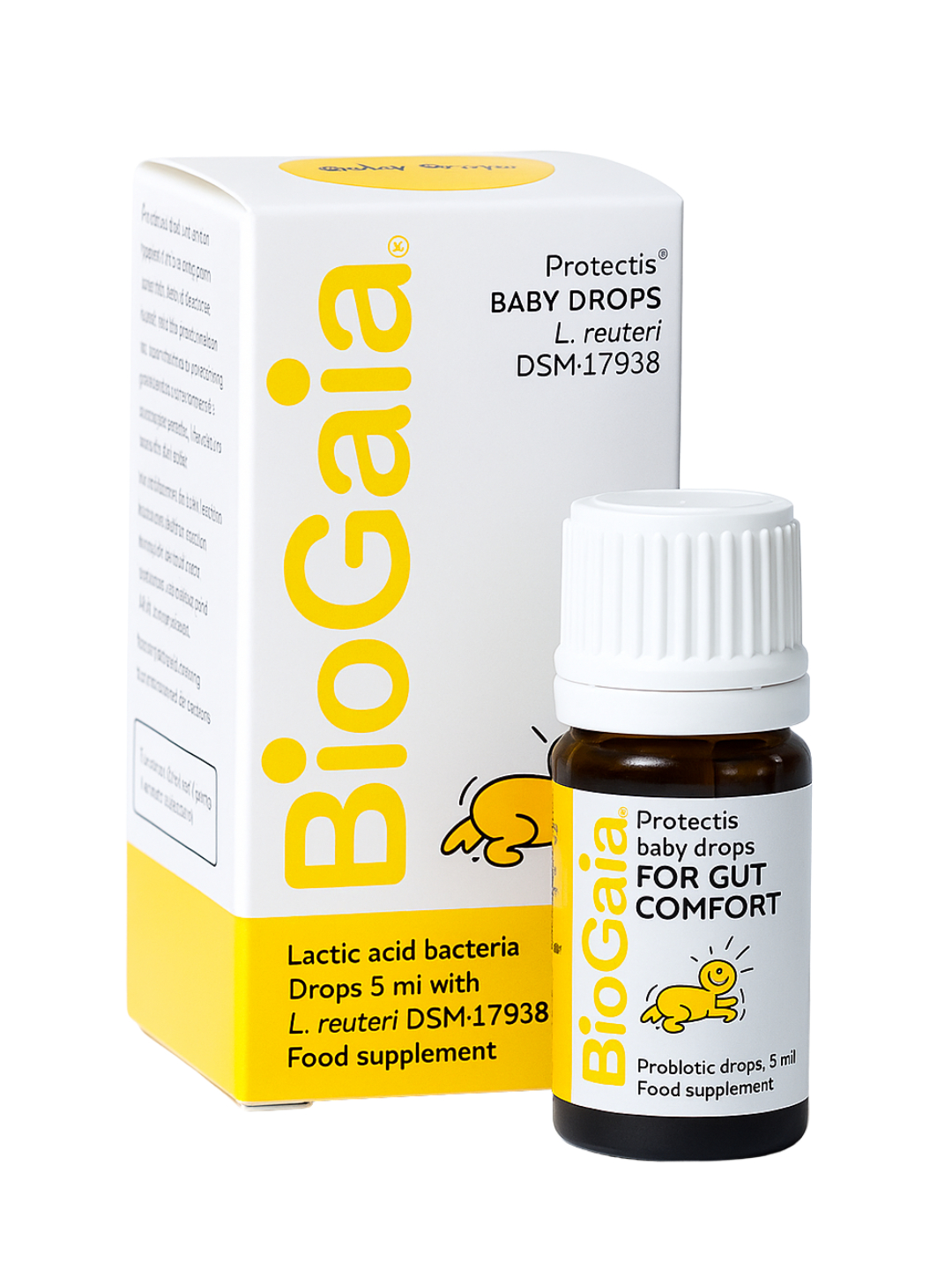 BioGaia Protectis пробиотик капли, 5 мл, стекло и тюбик, для детей за ...