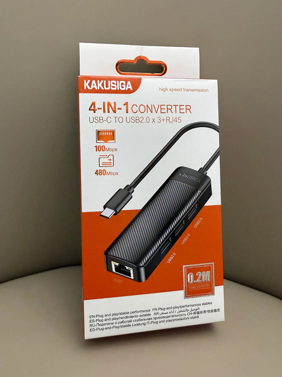 KAKUSIGA 4-в-1 USB-HUB — универсальный концентратор для ноутбуков и ...